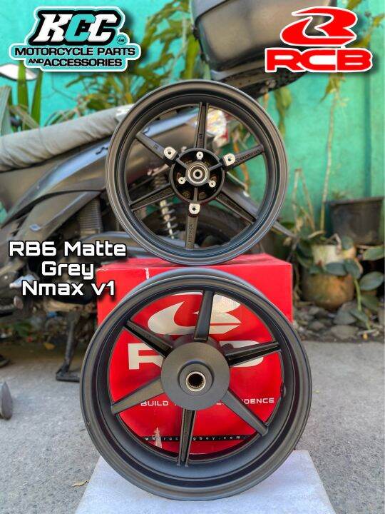 RCB RB6 MAGS NMAX V1/V2 White, Matte gray, Gold | Lazada PH