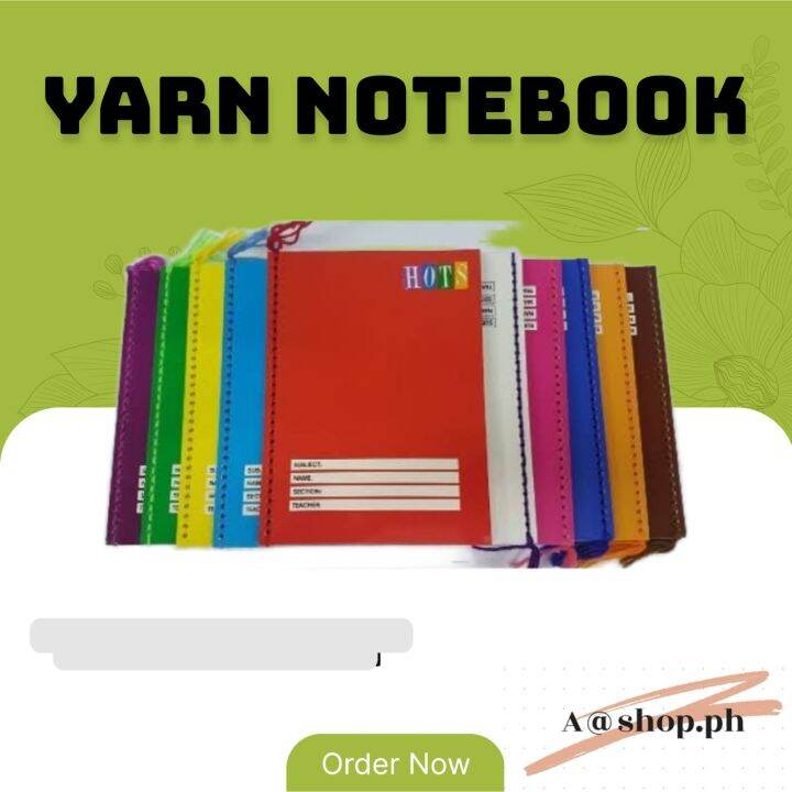 YARN NOTEBOOK 80 LEAVES | Lazada PH