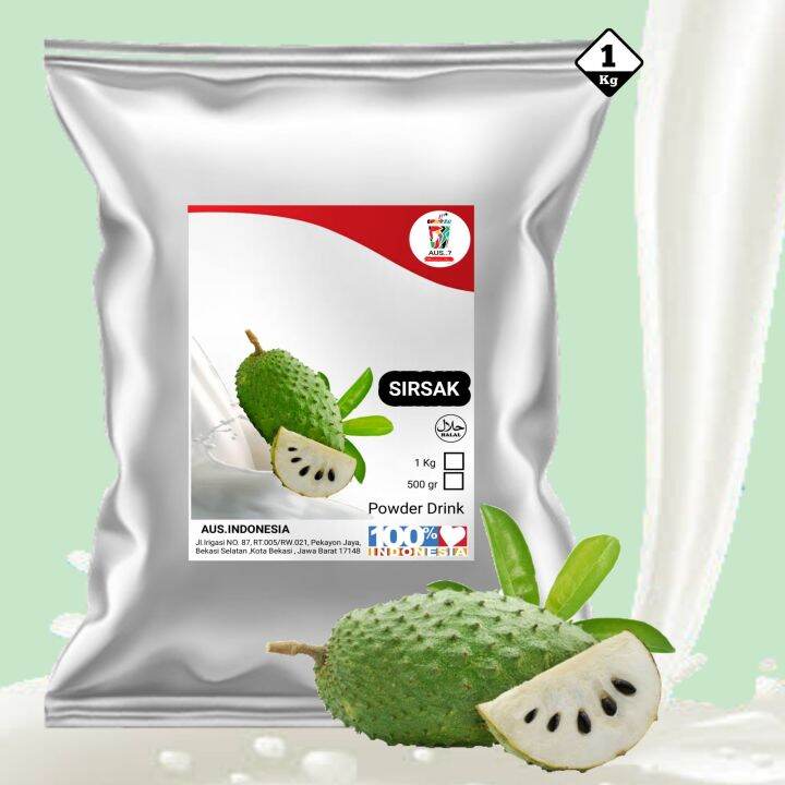SIRSAK BUBUK MINUMAN 1 KG - BUBUK MINUMAN RASA SIRSAK 1 KG - POWDER ...