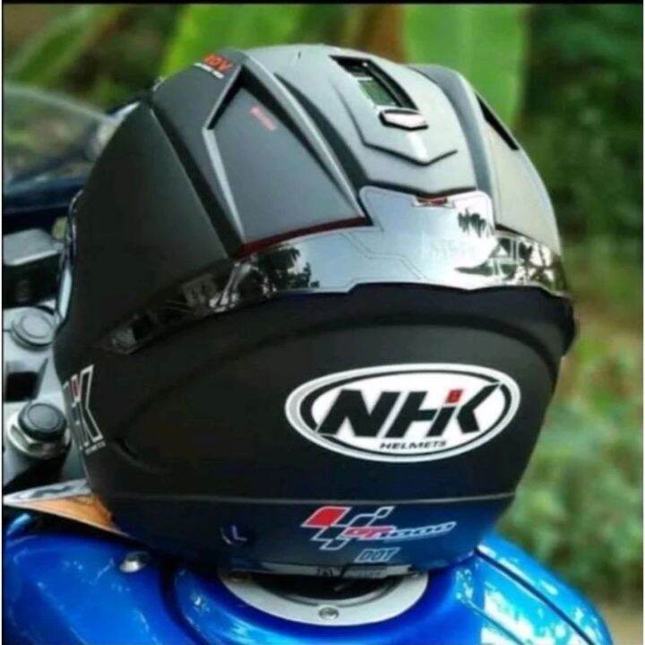 SPOILER HELM NHK GP1000 HITAM CLEAR | Lazada Indonesia