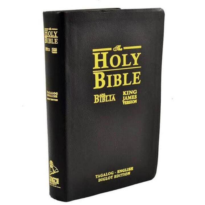 KJV English - Tagalog Diglot Bible with Thumb Index (Black,Burgundy ...