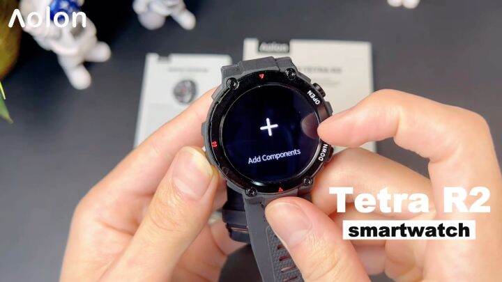Aolon Tetra R2 Smartwatch Jam Tangan Olahraga Pria IP68 Tahan Air ...