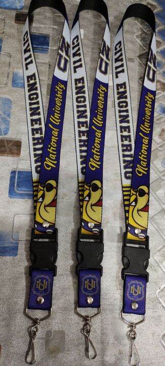 NU CIVIL ENGINEERING ID LACE LANYARDS | Lazada PH