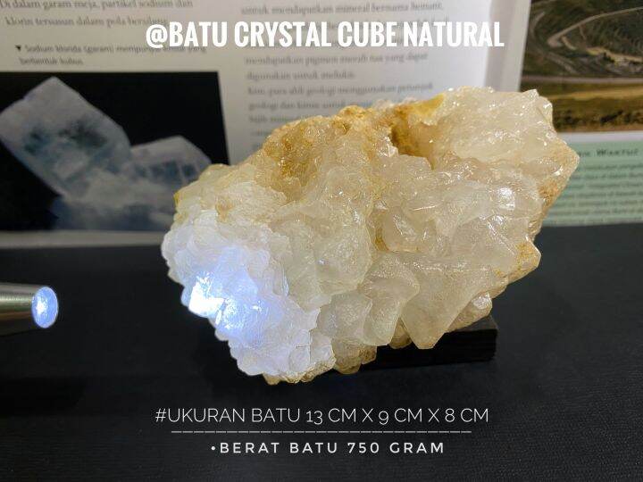 Batu Crystal Cube Natural L31 atau Batu Kristal Alam atau Batuan ...