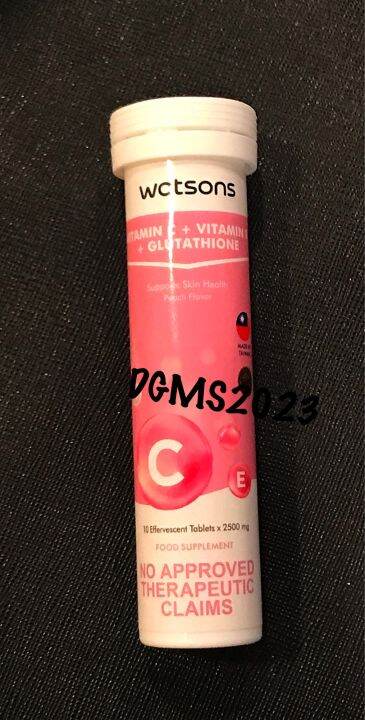 Watsons Vitamin C + Vitamin E + Glutathione Effervescent 10 tablets x ...
