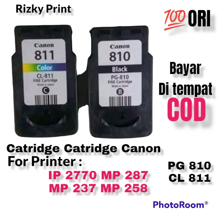 Catridge printer Canon IP 2770 MP 287 MP 237 MP 258 bekas Normal siap ...