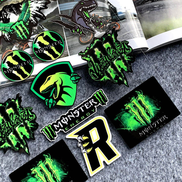 Monster Energy Logo Motorcycle Stickers Car Body Helmet Bicycle ...