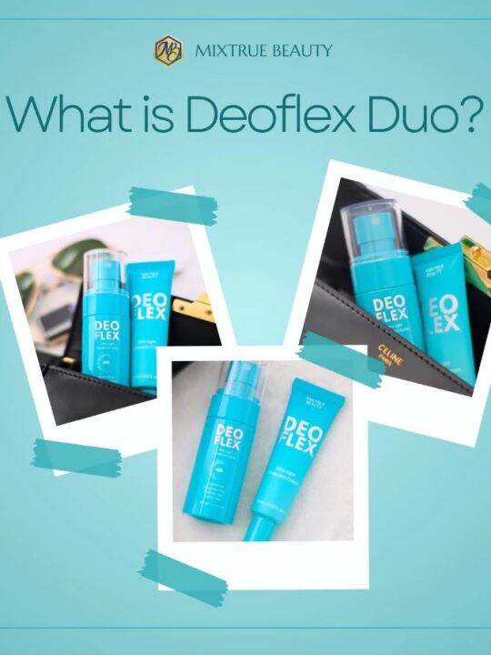 Deoflex Duo Set | Deoflex spray and whitening cream| No odor for 48 ...