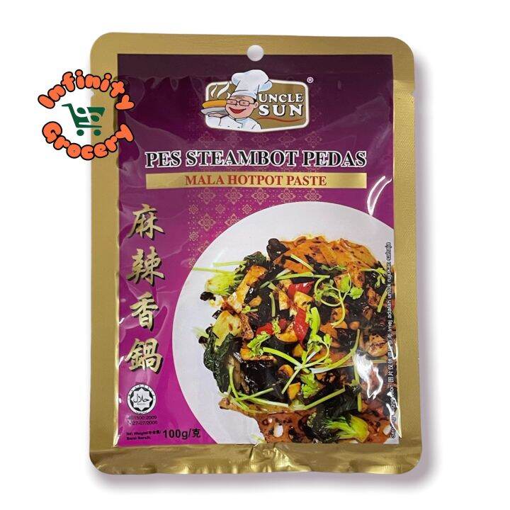 Uncle Sun Mala Hotpot Paste | 麻辣香锅酱 | Pes Steamboat Pedas ( 100g ) | Lazada