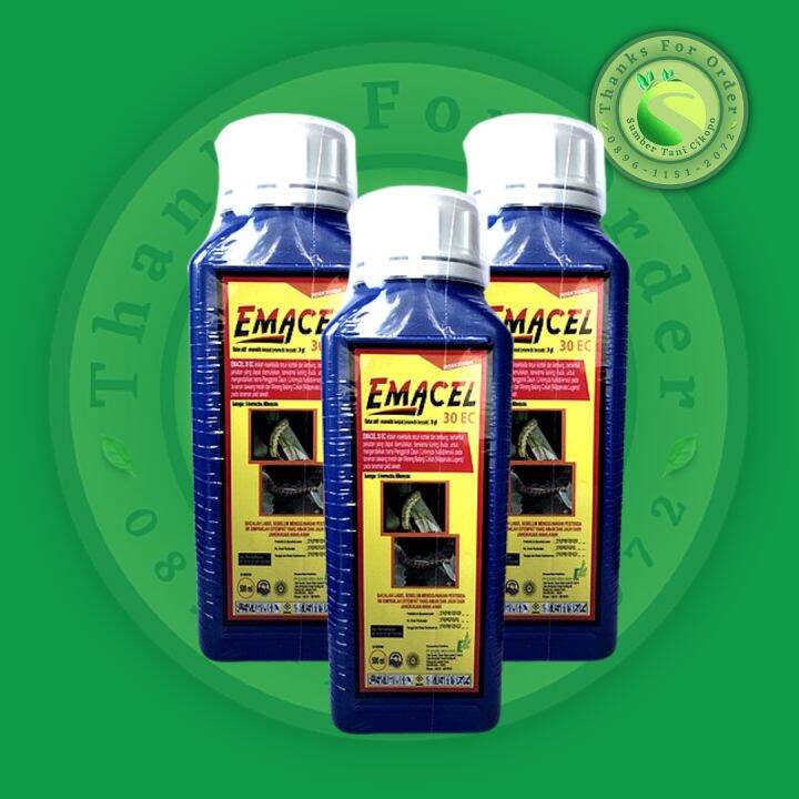 Insektisida Racun Kontak emamektin benzoat EMACEL 30 EC 500ml | Lazada ...