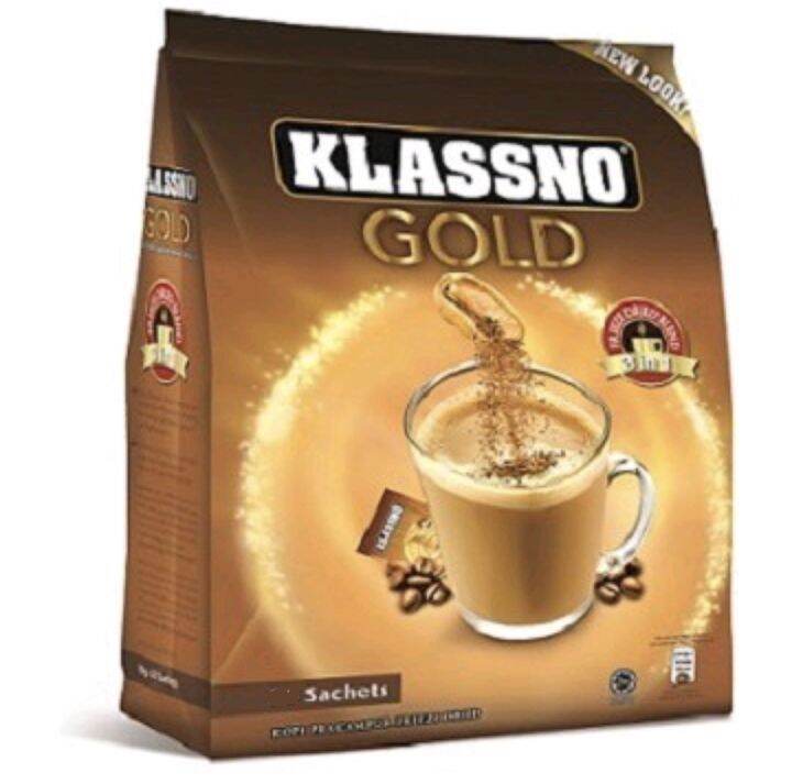 Klassno Gold 3 in 1 Freeze Dried Coffee Original -18g x 15 sachets | Lazada