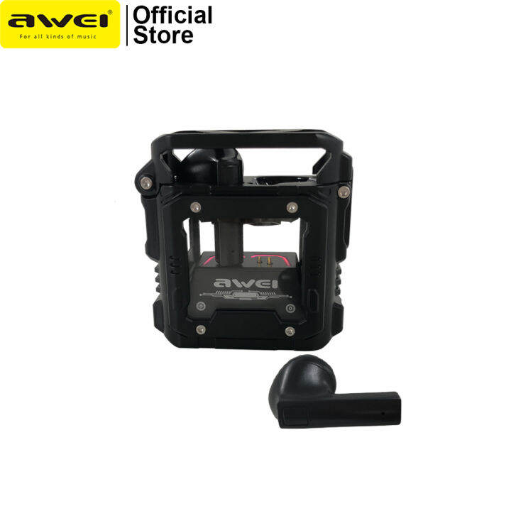 Awei T63 TWS Gaming In-Ear Earphone Bluetooth V5.3 HiFi Stereo with ...