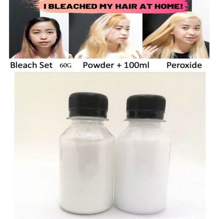 (FULL SET)100ML BLEACH & PEROXIDE set | Lazada