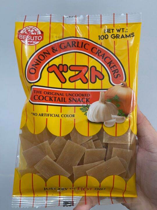 Besuto onion & Garlic crackers 100g, 250g, 500g | Lazada PH