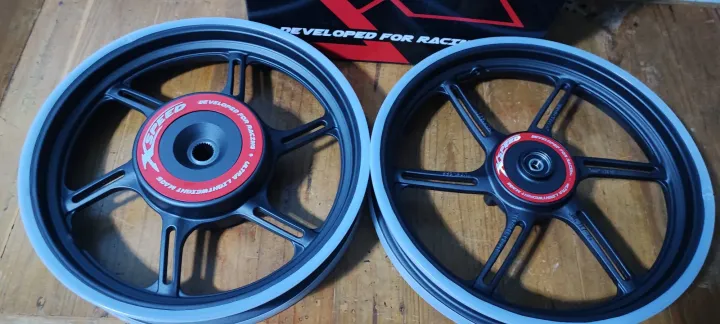 XSPEED R6 ULTRA LIGHTWEIGHT MAGS FOR HONDA CLICK125 GOLD/MATTE BLACK ...