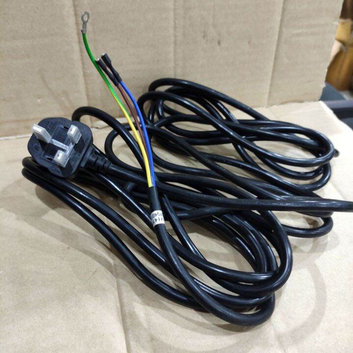 Kabel Colokan Listrik AC Tembaga 3x1,5 mm Kepala 3 Soket Panjang ...