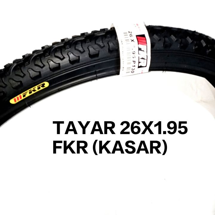 TAYAR BASIKAL + TUBE BASIKAL 26 INCHI 26X1.95 (KASAR) TAYAR BASIKAL FK / FOXTER | Lazada
