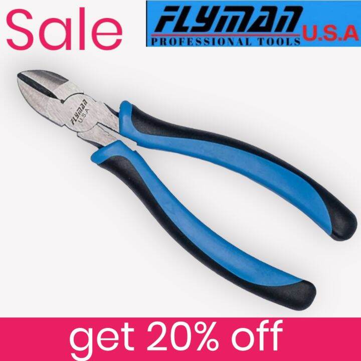 Diagonal Cutter Pliers 6-8 inches Side Cutter Solo Cutter Plier Flyman ...