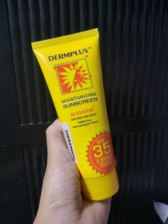 Dermplus Moisturizing Sunscreen ' Scented ' Spf 35 for Face And Body ...