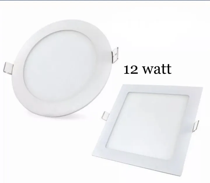 Downlight led panel 12 watt 12w bulat kotak / lampu led panel tanam ... Downlight led panel 12 watt 12w bulat kotak / lampu led panel tanam ...