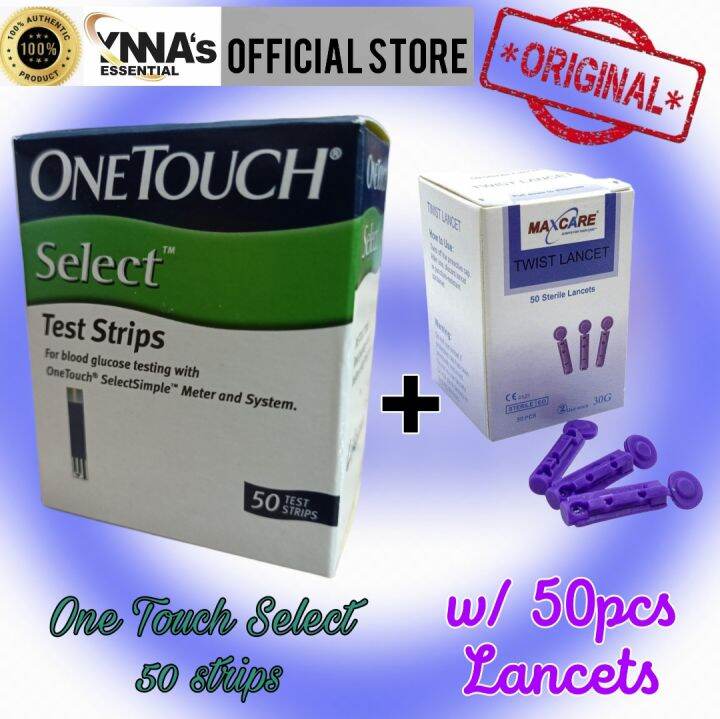 One Touch Select 50s with 50pcs Lancets | Lazada PH