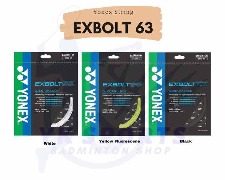 Yonex Exbolt 63 Badminton String | Lazada