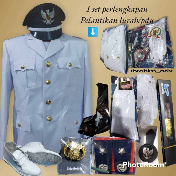 Seragam Lurah Lengkap Atribut Kemeja Celana dan Perlengkapan Lurah ⭐⭐⭐⭐ ...