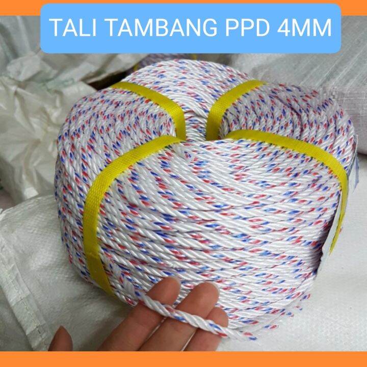 TALI TAMBANG 4MM PPD ESTIMASI PANJANG 180-200 METER / HARGA PER ROLL ...