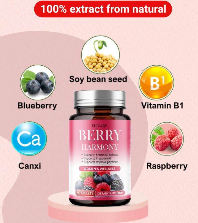 Berry Harmony Women's Wellness - Natural Ingredients Support Women Hormonal Balance | Lazada PH
