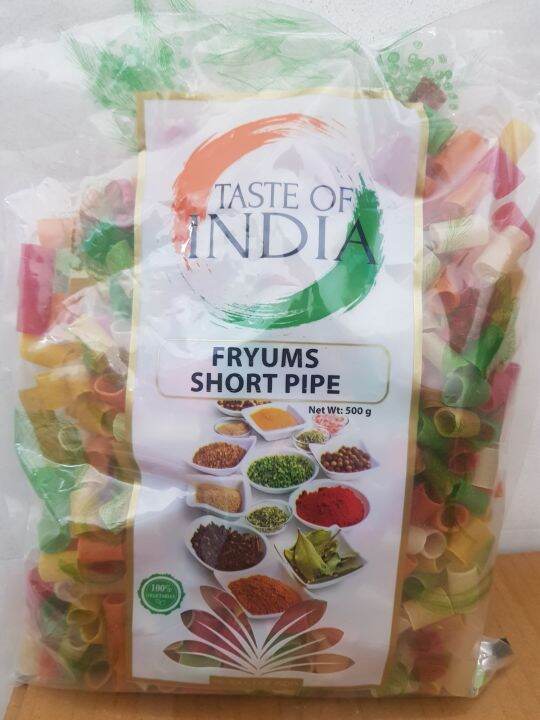 Taste of India Fryums Short Pipes 500g | Lazada PH