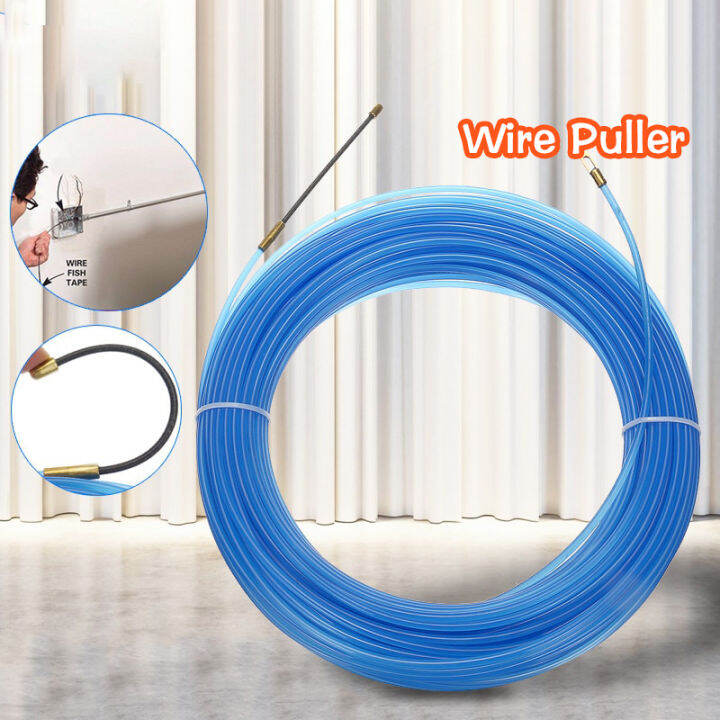 10/20M Electrical Cable Threader Cable Wire Puller Through Wall Wire Guide For Wiring ...