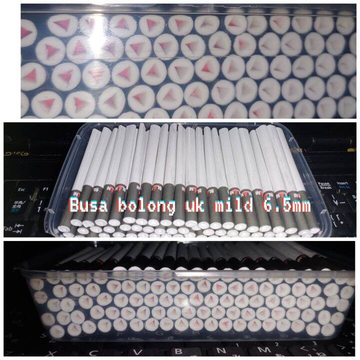 kertas selongsong blank uk mild 6.5mm isi 100pcs/box | Lazada Indonesia