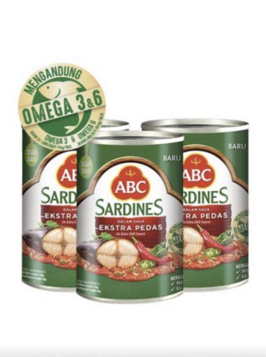 Sarden ABC pedas 155 gram | Lazada Indonesia