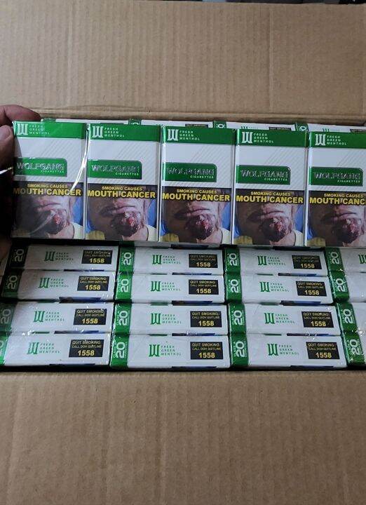 ORIGINAL WOLF GANG MENTHOL KING SIZE 84'S CIGARETTE AMERICAN BLEND ...