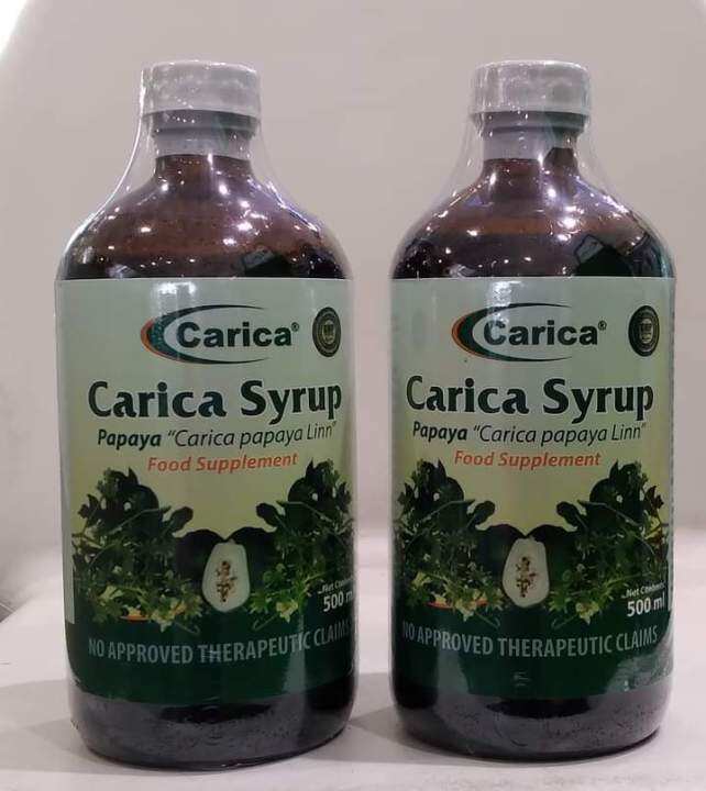Carica Syrup Food Supplement FDA Approved 500ml 250ml | Lazada PH