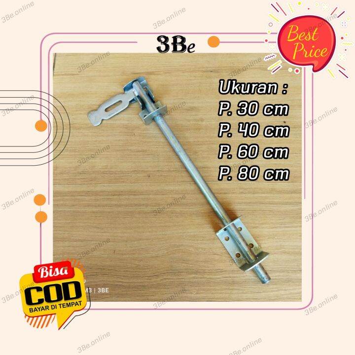 slot grendel kunci P.60 kuncian pintu pagar besi gebyog garasi rumah ...