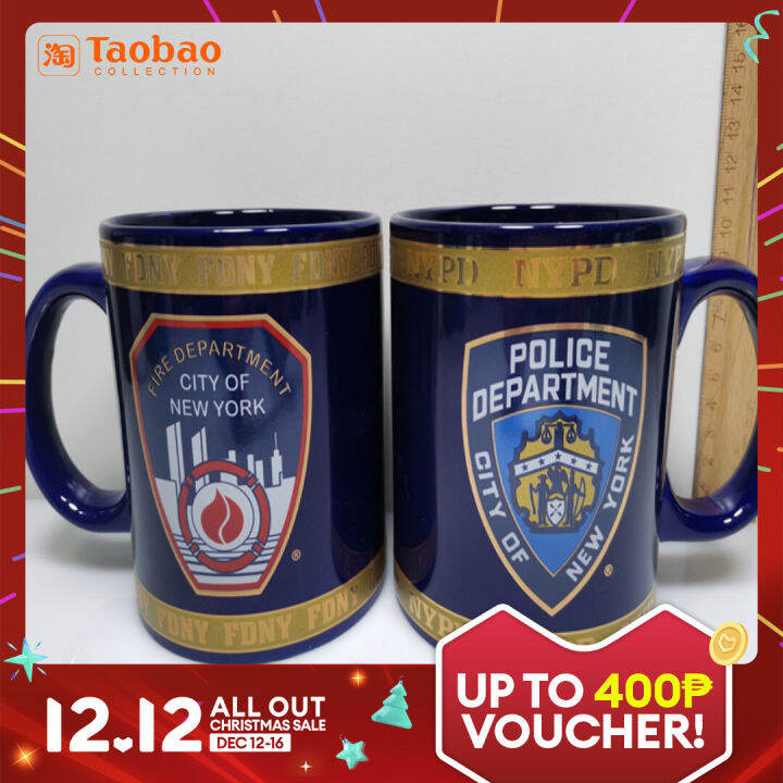 New York City Police Department Mug NYPD Ceramic Cup US Featured ...