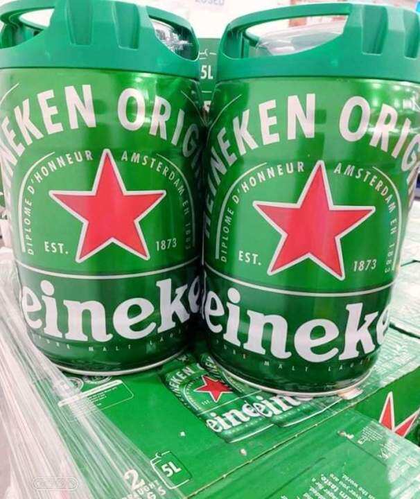 Heineken Original Premium Lager Beer Keg 5L 2PIECES | Lazada PH