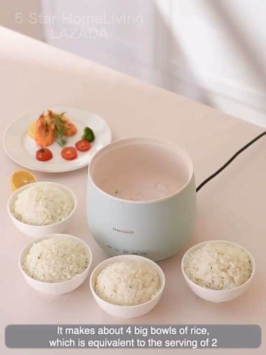 [COD] Mini Rice Cooker Small Rice Cooker Small Cooking Pot Electric ...