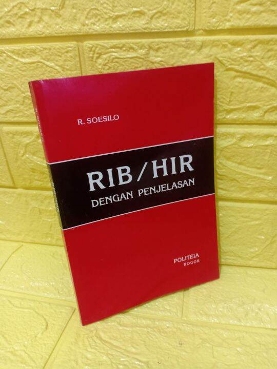 RIB / HIR dengan penjelasan ( R. Soesilo ) | Lazada Indonesia