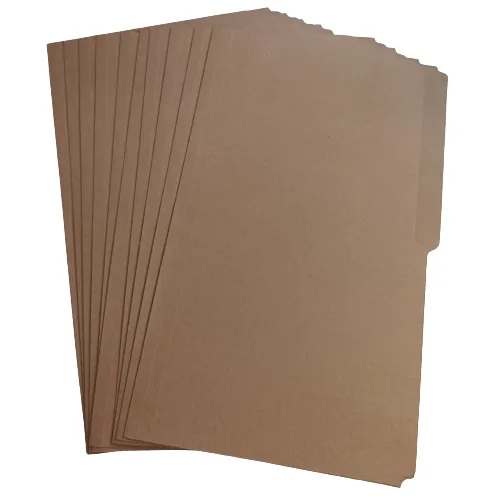 10 pieces Long Brown folder Kraft folder long Filing supplies Document ...