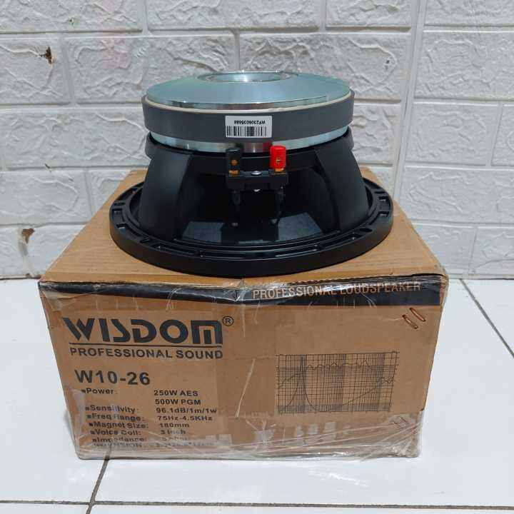 speaker wisdom w10-26 10inch | Lazada Indonesia