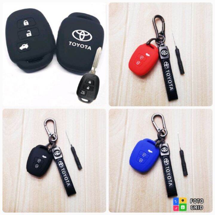 toyota vios prime (2019-2021) silicone key cover 3button, toyota vios ...