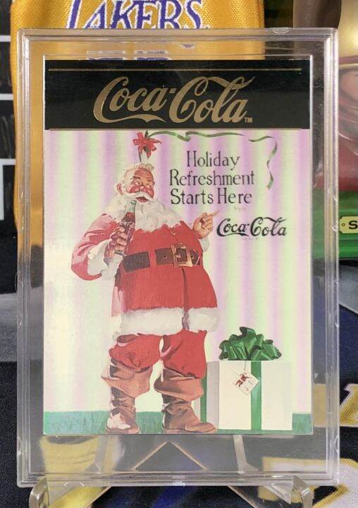 COCA COLA CARD🇺🇸การ์ดสะสม 1995 โคคา โคล่า Coke Santa Clause | Lazada.co.th