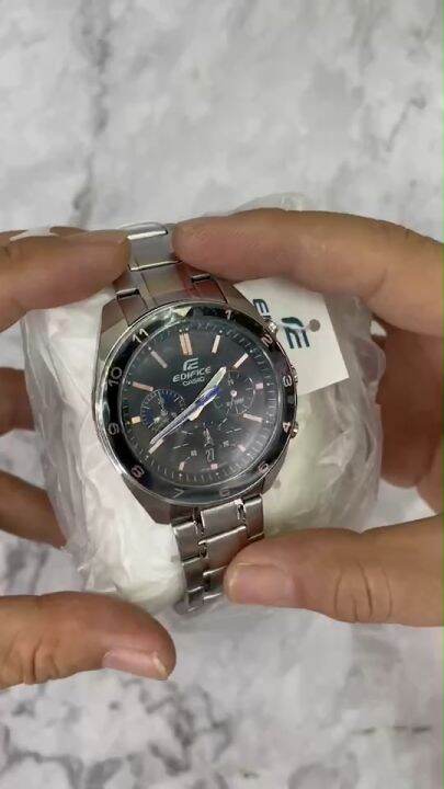 CASIO Edifice รุ่น EFV-590 นาฬิกาผู้ชาย ของแท้ Chronograph ประกัน CMG 1ปี EFV EFV590 EFV-590 EFV ...
