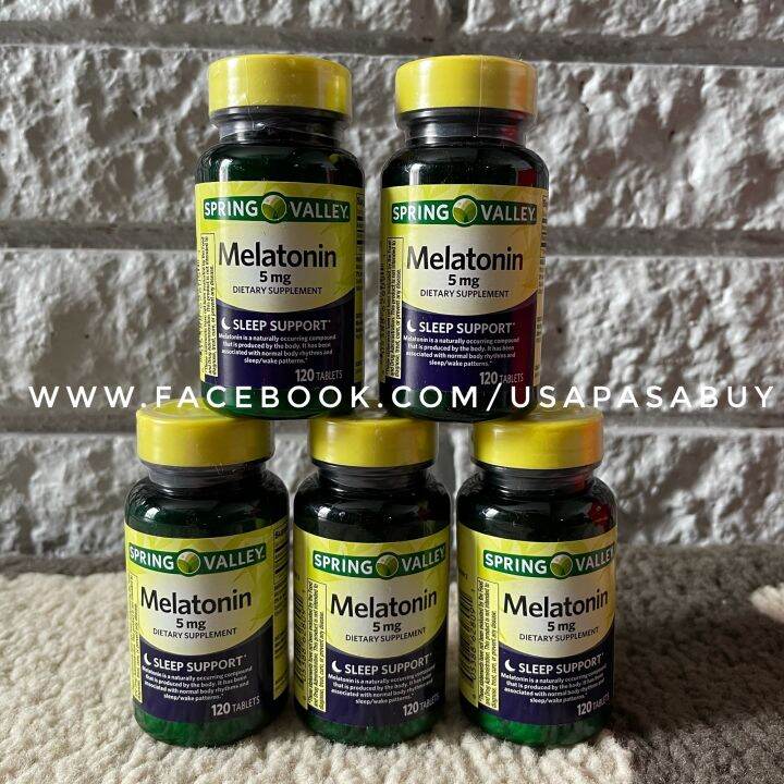 Spring Valley Melatonin Tablets, 5 mg, 120 Ct | Lazada PH