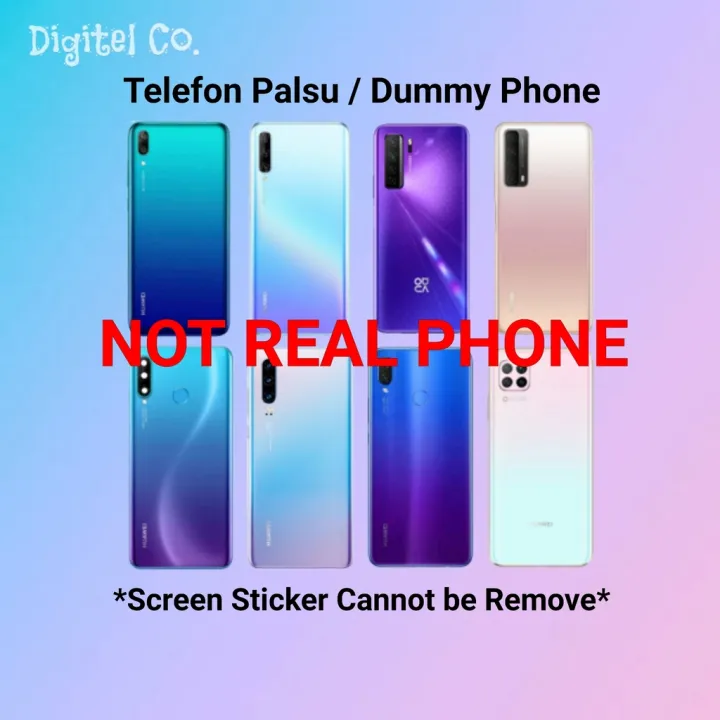 (Telefon Palsu/Fake) HUAWEI Display Dummy Phone Non-Working Display Model Phone Dummy Set Toy ...