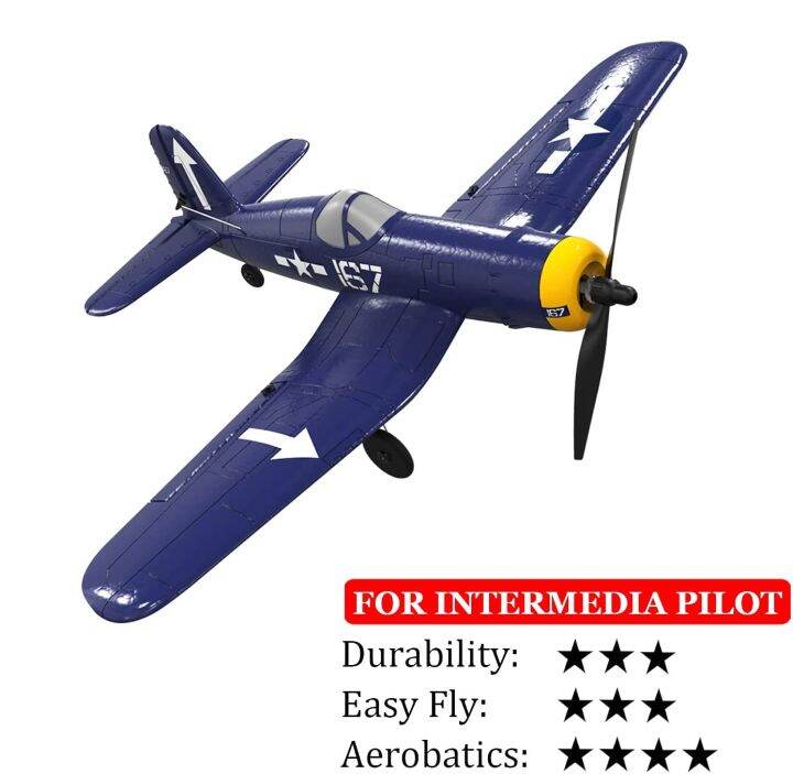 Volantex RC Plane F4U Corsair 2.4Ghz 4CH 400mm Wingspan Fixed Wing EPP ...