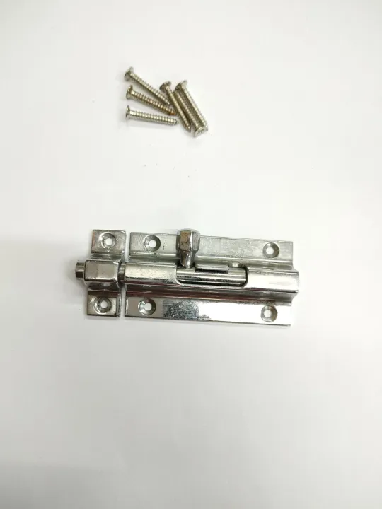 Barrel Bolt 3.5 inches Chrome Plated | Lazada PH