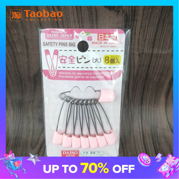 Japan daiso daiso Safety Pin Infant Baby Brooch Large Size Anti ...